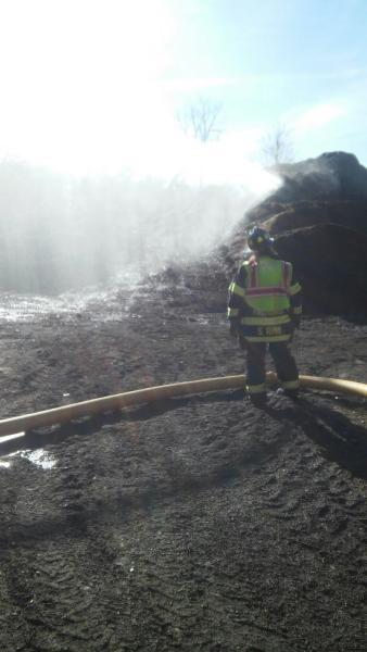 Mulch Fire Garrison Tree Service, Route 9 - Continental Village Fire ...