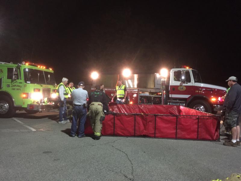 Tanker drill with Verplanck FD - Continental Village Fire Department